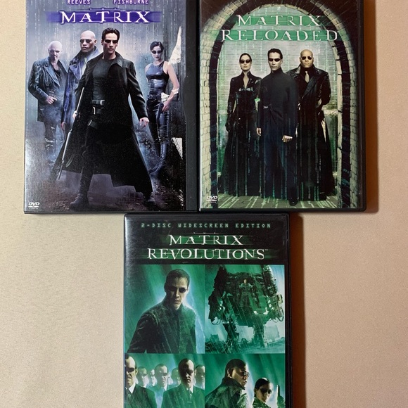 Warner Bros. | Other | 3 Dvds Matrix Reloaded Revolution | Poshmark